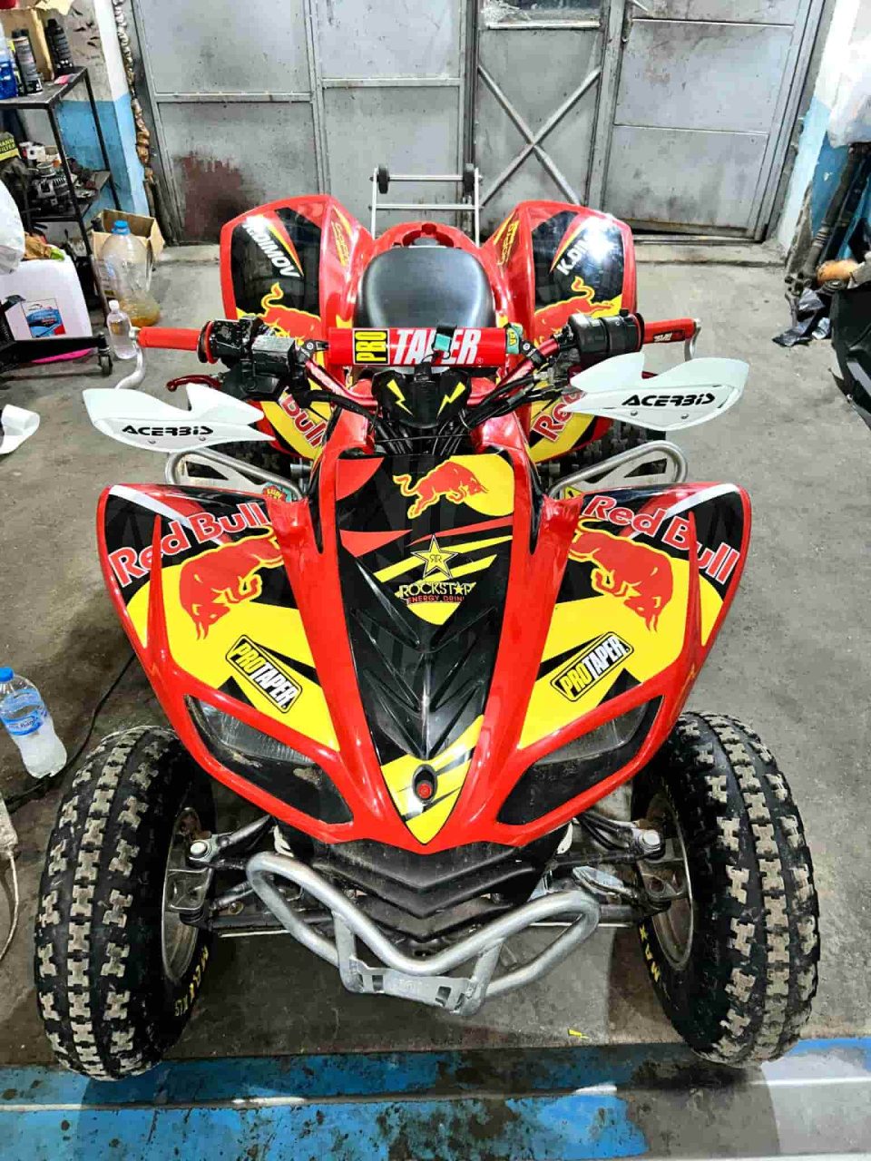 Стикери за Kawasaki KFX 700 - Red Bull | fanatic.bg